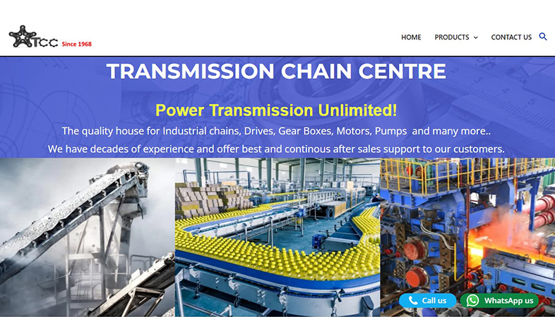 Conveyor Chain Manufacturers & Suppliers in India - TCC